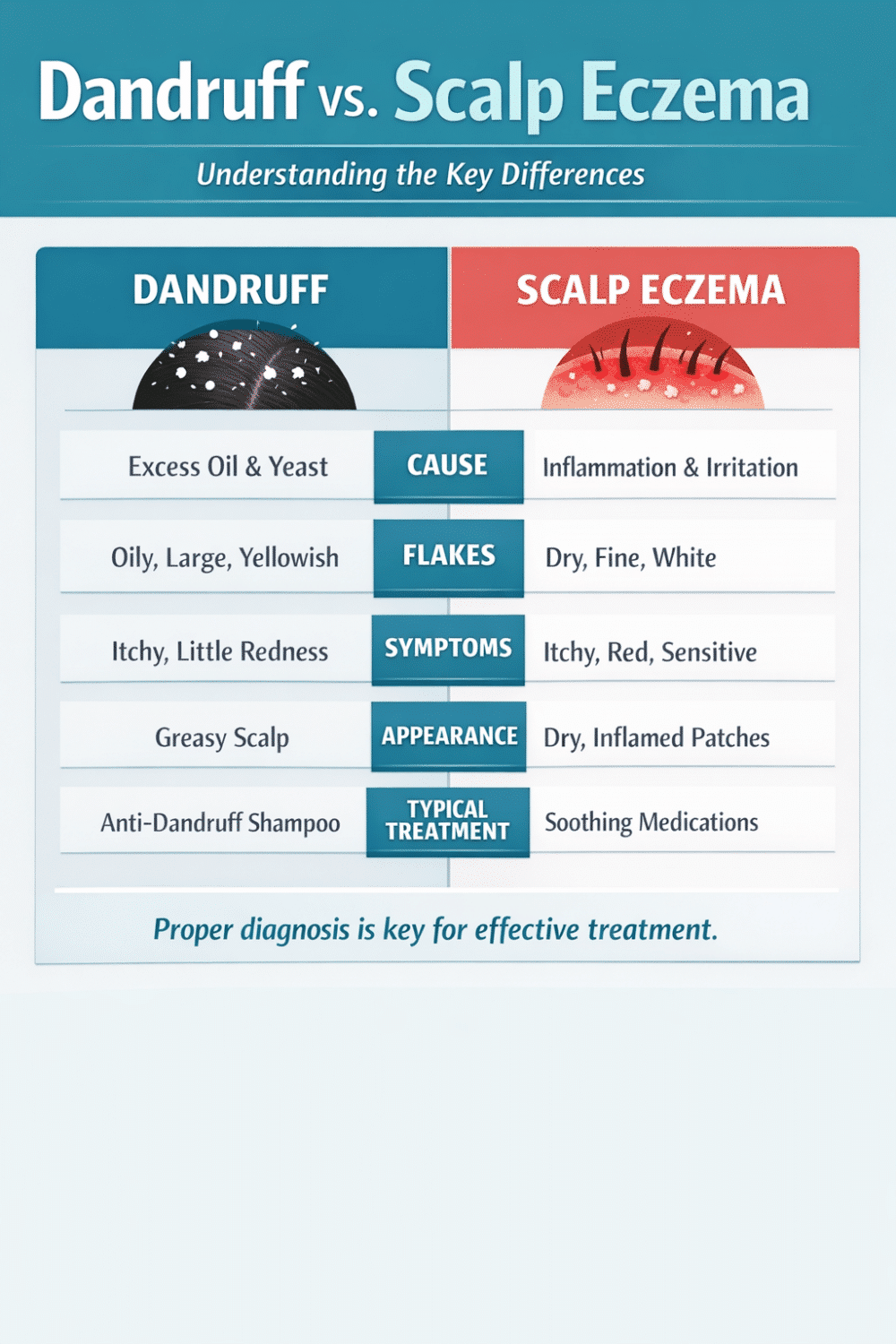 Scalp Eczema vs Dandruff: How to Tell the Difference - Bragan Skincare